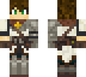 Cleric with Green Eyes | Minecraft Skin