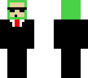 dipsy in a suit (teletubbies) | Minecraft Skin