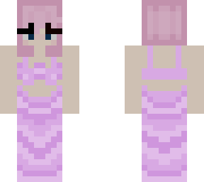 Pink Mermaid Minecraft Skins