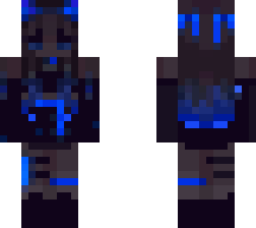 Neon blue | Minecraft Skin