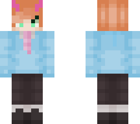 Senpai Fnf Orangehaired Demonthing Minecraft Skins