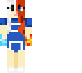shoto todoroki girl | Minecraft Skins