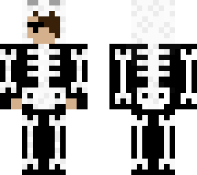 Skeleton Onesie | Minecraft Skin
