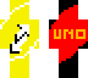 Yellow Uno reverse | Minecraft Skin