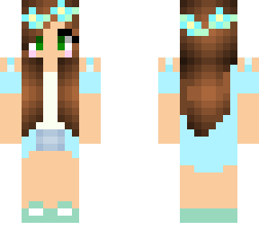 Baby Blue Beach Girl *Remake of xxmini's Brunette Spring Girl ...