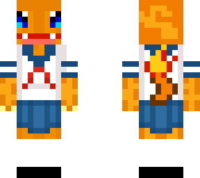 Charmander Minecraft Skins
