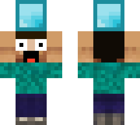 Keralis holding diamond block | Minecraft Skin