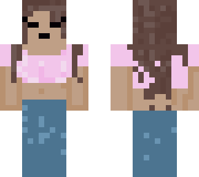 Messy hair girl | Minecraft Skin