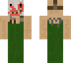 Trapper DBD Chuckles maskn (forward facing and more details | Minecraft ...