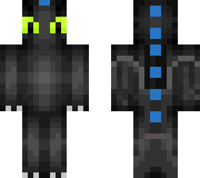 Alpha toothless | Minecraft Skin