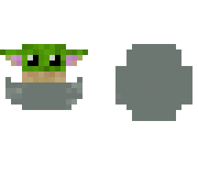 baby yoda / grogu | Minecraft Skin