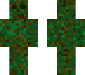 Bush man | Minecraft Skin