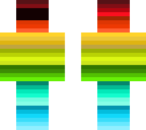 censored rainbow | Minecraft Skin