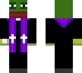 Drippy pepe pope | Minecraft Skin
