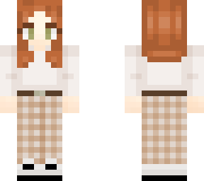Ginger Girl Cottagecore | Minecraft Skin