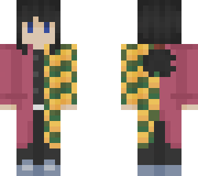 demon slayer giyu tomioka | Minecraft Skins