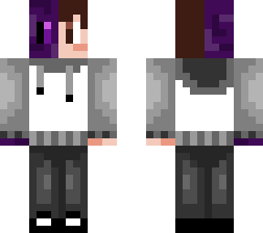 Half Human/Half Enderman | Minecraft Skin