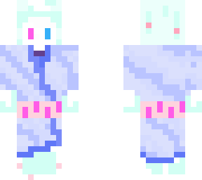 humanoid axolotl | Minecraft Skin