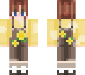 Moobloom Girl | Minecraft Skin