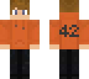 Orange Hoodie | Minecraft Skins