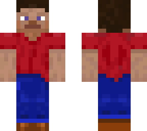 Red Steve | Minecraft Skin