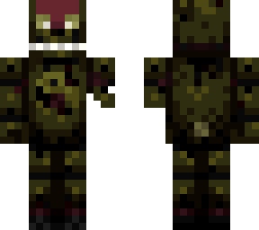 SpringTrap destroyed | Minecraft Skin