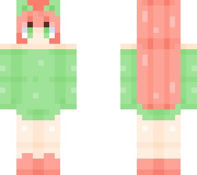 Watermelon Cat- Collab | Minecraft Skin