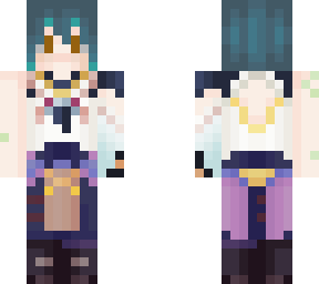 Xiao (Genshin Impact) EDITED | Minecraft Skin