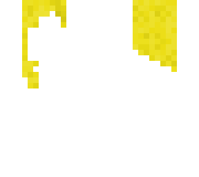 Blonde Swept to the Side Ponytail with Golden Headband | Minecraft Skin