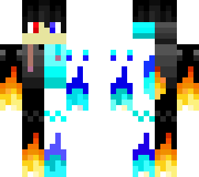 cold and fire | Minecraft Skins