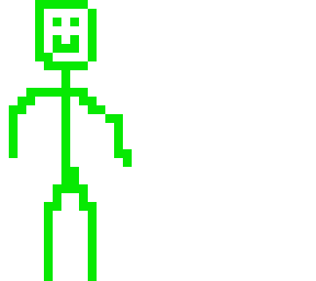 Green Stick figure | Minecraft Skin