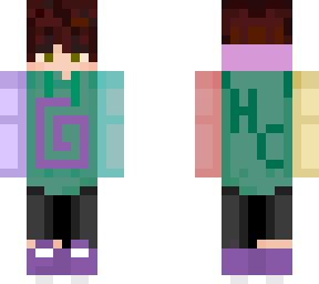 HC initials KJ skin pastel | Minecraft Skin
