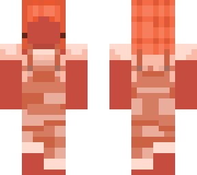 Monochromatic orange | Minecraft Skin