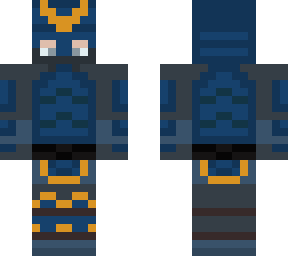 blue samurai | Minecraft Skins