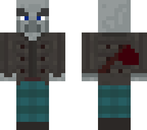 Vindicator with netherite axe | Minecraft Skin