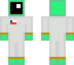 Alien in Space Suit | Minecraft Skin