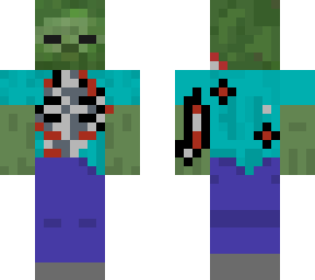 broken zombie | Minecraft Skin