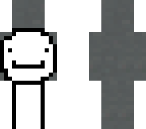 dream but he's made of clay | Minecraft Skin