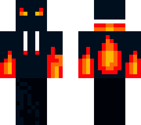 Fiery fire | Minecraft Skin