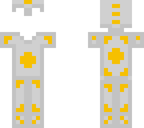 Gold inlaid armor Base | Minecraft Skin