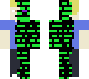 Half Binary | Minecraft Skin