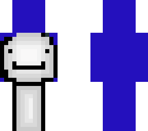 lightish darkish blue dream skin! | Minecraft Skin