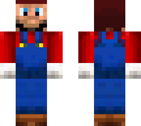 mario no hat | Minecraft Skin