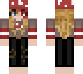 mushroom infection girl | Minecraft Skin