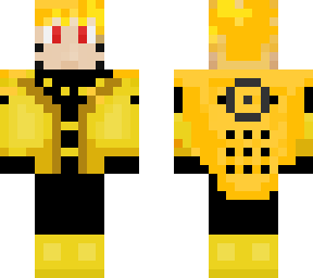 Naruto Uzumaki sage of six paths mode | Minecraft Skin