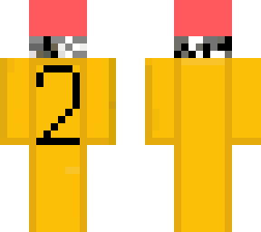 Number 2 Pencil | Minecraft Skin