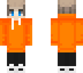 Orange Jumper Skin | Minecraft Skin