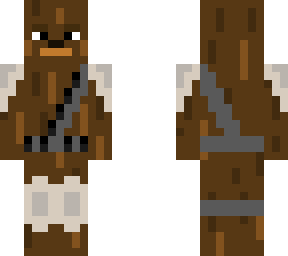 Wookie with armor and ammo | Minecraft Skin