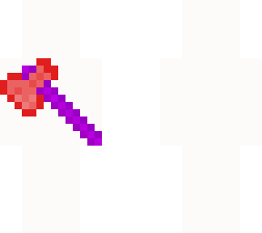 Ruby Axe -~+ | Minecraft Skin