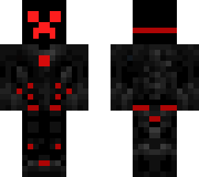 minecraft creeper tron cool neon red | Minecraft Skins